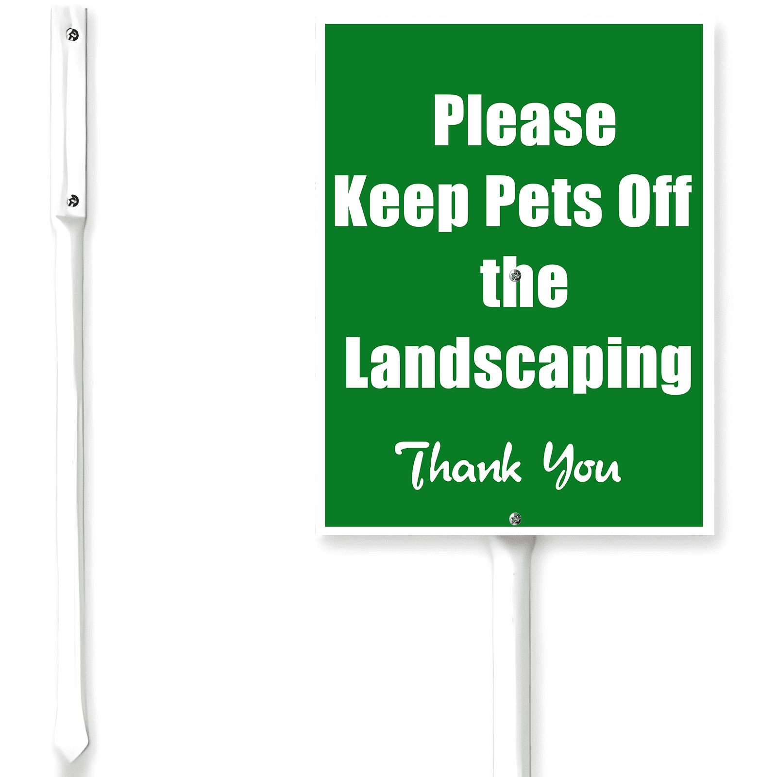 Kurmntregon Keep Pets Off The Landscaping No Dog Poop Pee Sign For Yard ...
