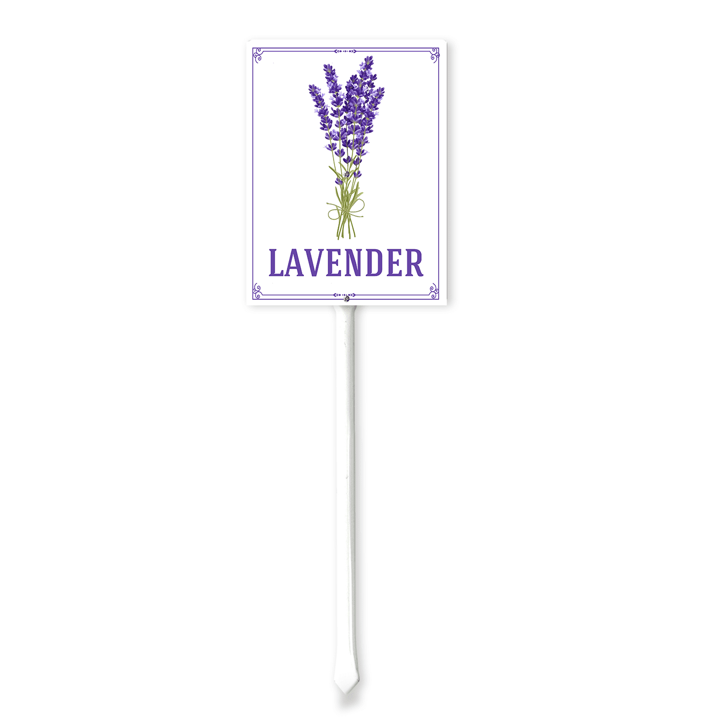 Kurmntregon Lavender Sign With Stake Vegetable Garden Sign For Yard ...
