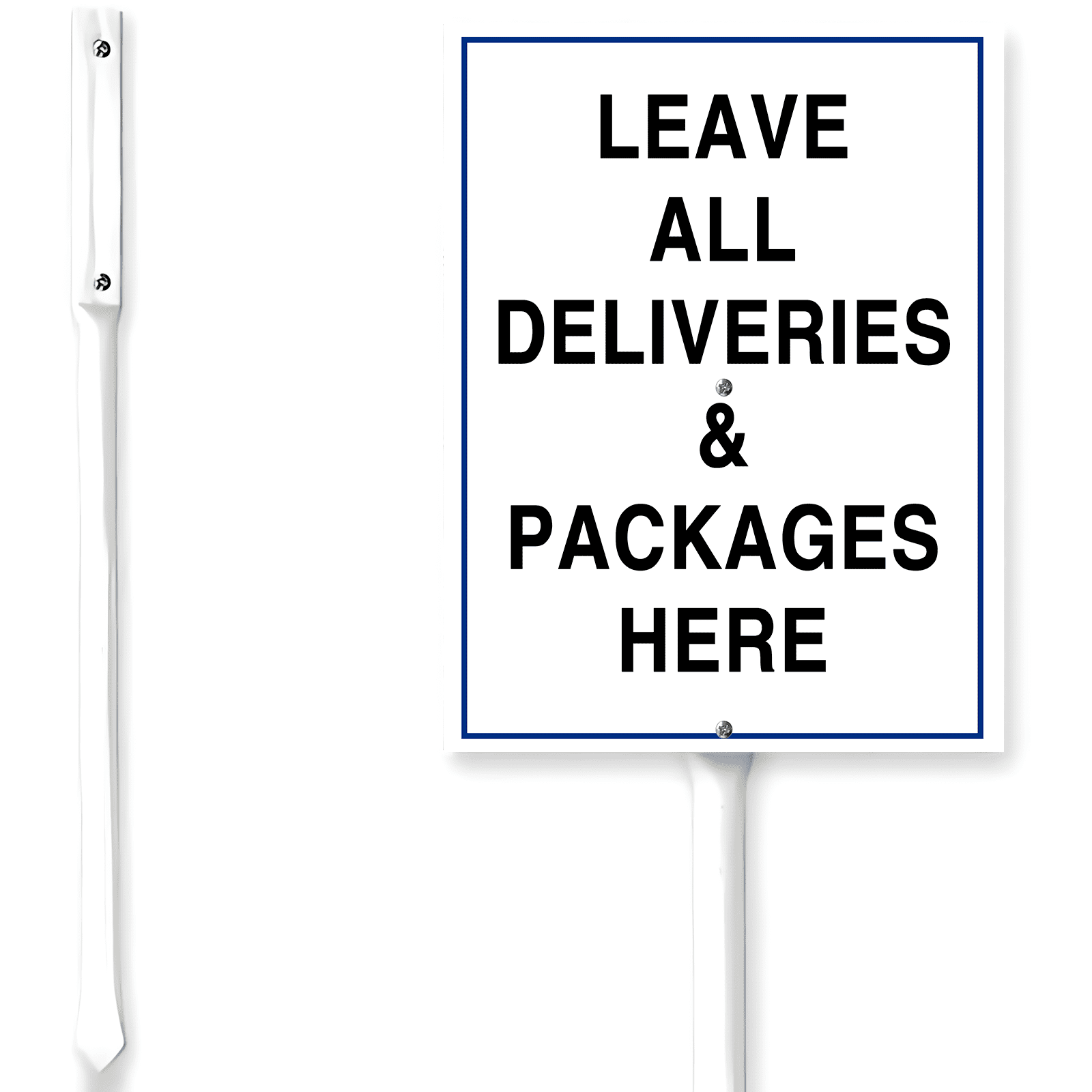 Kurmntregon Leave All Deliveries & Packages Here Sign With Stake ...
