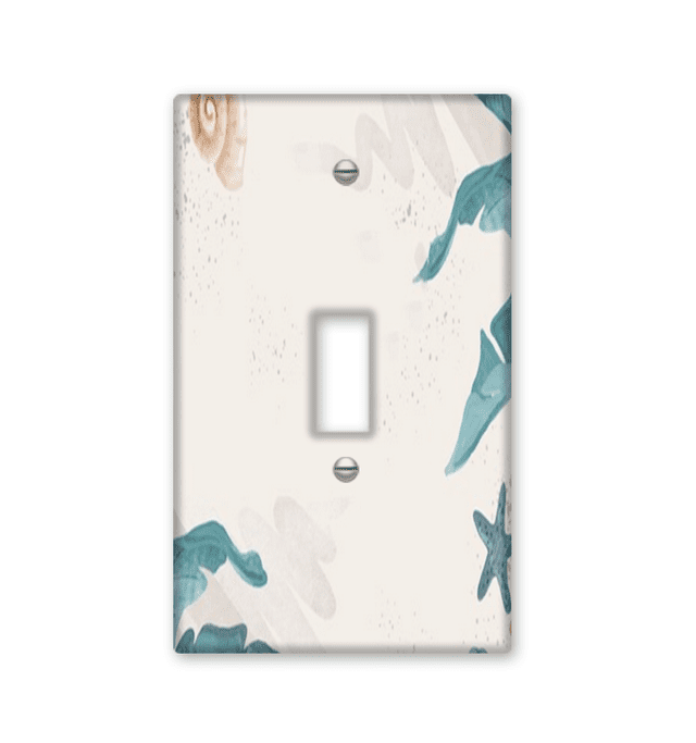 Kurmntregon Light Switch Cover Plate Decorative Summer 02 1 Gang Light ...