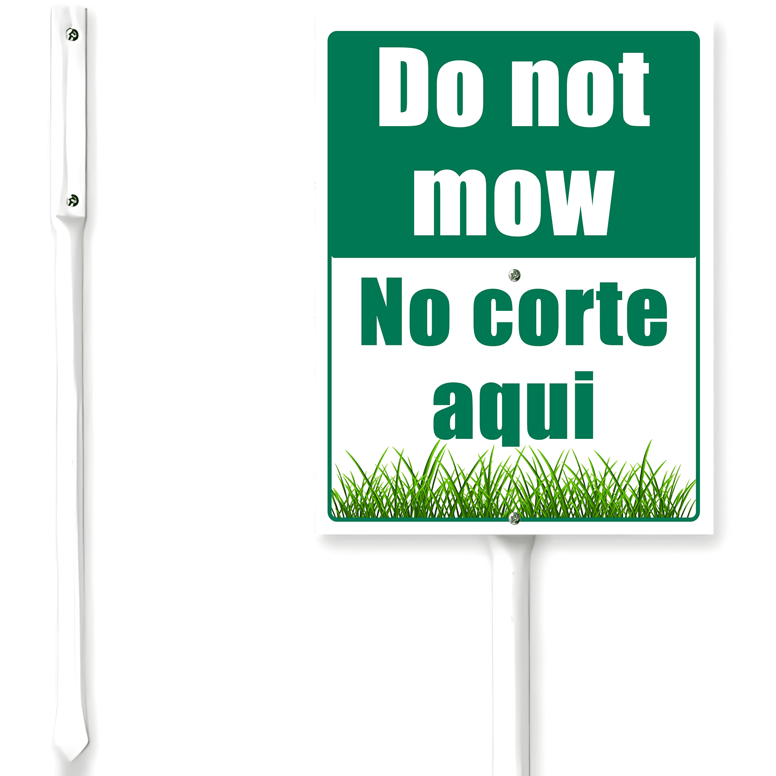 Kurmntregon Do Not Mow Sign With Stake No Mowing Garden Yard Sign 320 ...