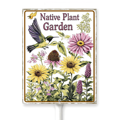 Kurmntregon Native Plant Garden Sign With Stake Pollinator Wildlife ...