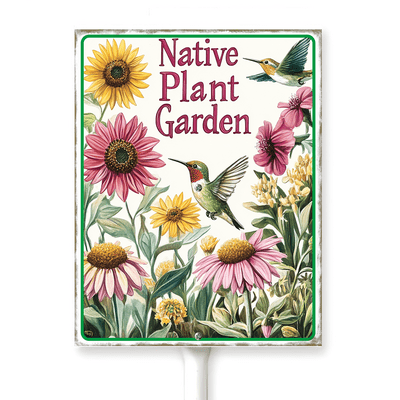 Kurmntregon Native Plant Garden Sign With Stake Pollinator Wildlife ...