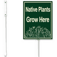 Kurmntregon Native Plants Grow Here Sign With Stake Native Plants Yard ...