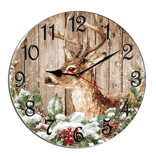 Kurmntregon Nativity Scene Christian Christmas Wall Clock Birth Of ...