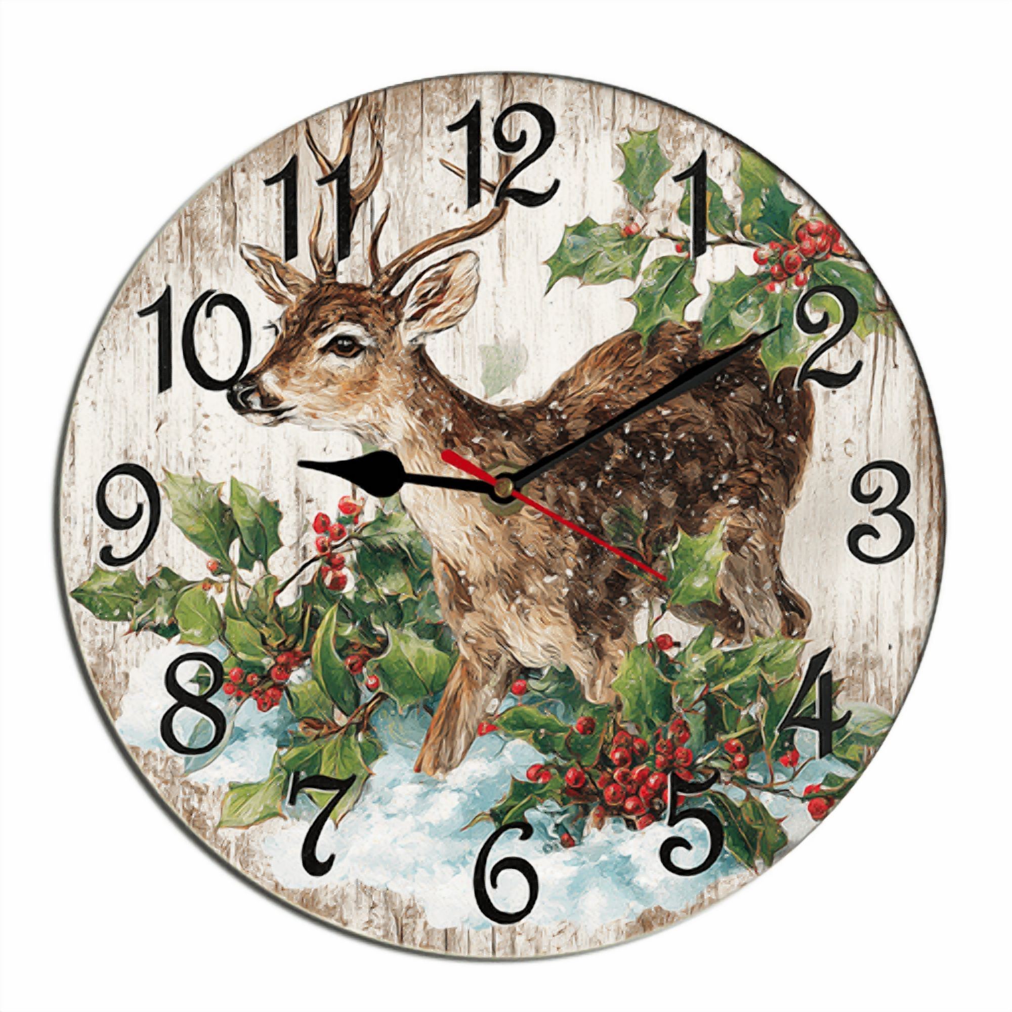 Kurmntregon Nativity Scene Christian Christmas Wall Clock Birth Of ...