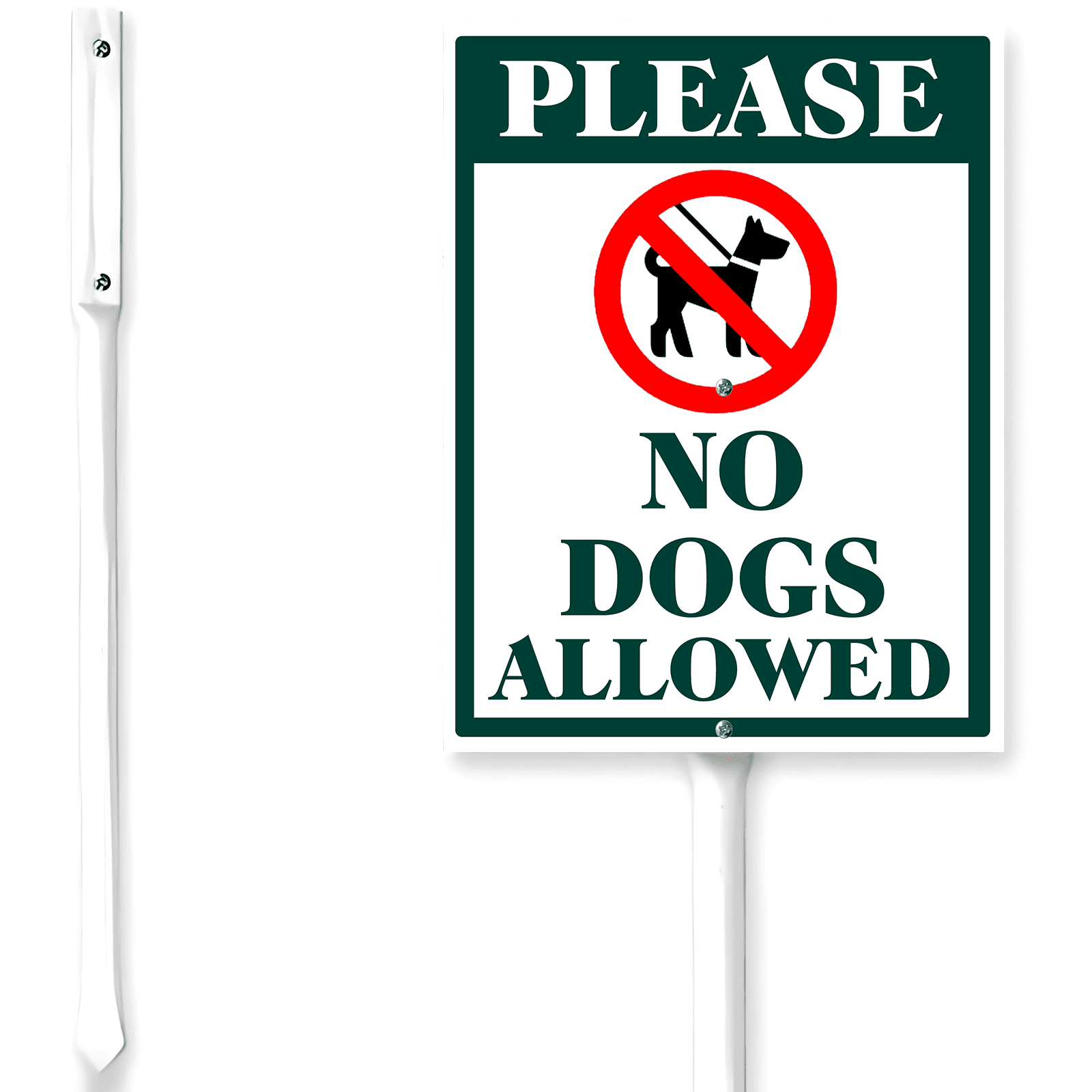 Kurmntregon No Dogs Allowed Sign With Stake Animal Pets Yard Sign ...