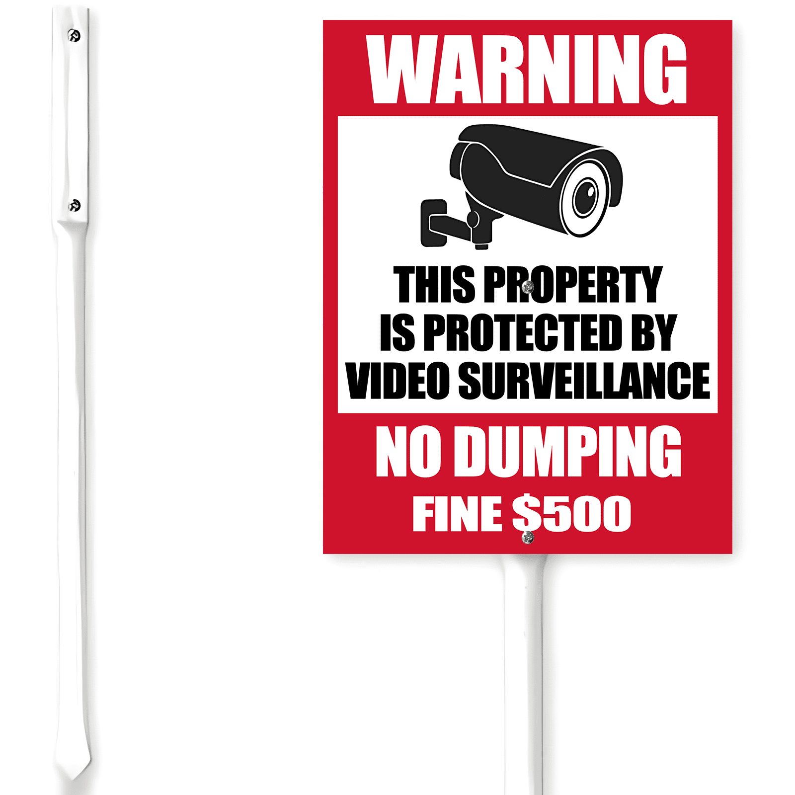 Kurmntregon No Dumping Sign With Stake Private Property Yard Sign For ...
