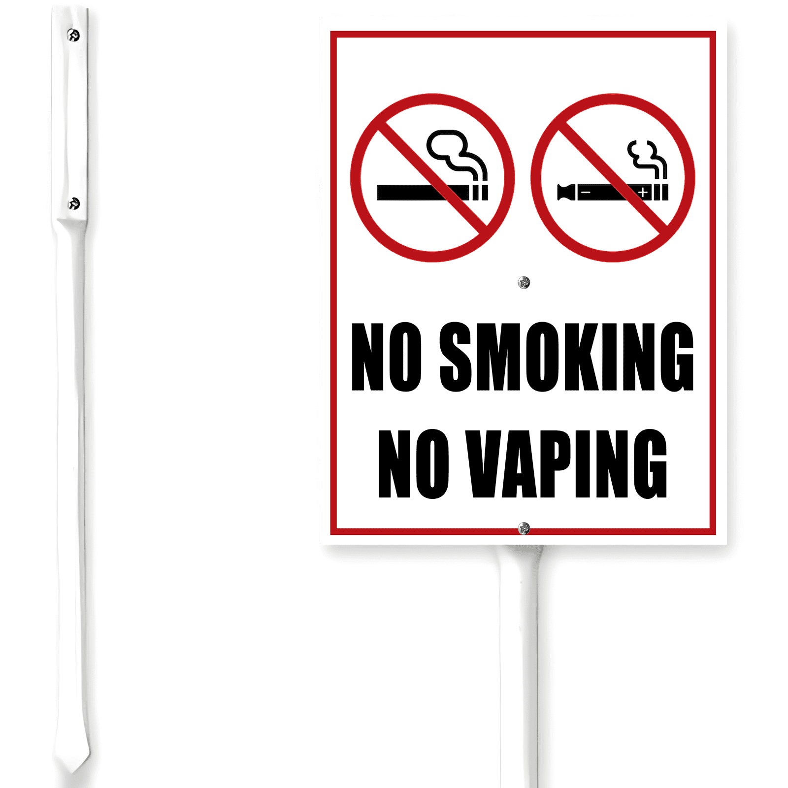 Kurmntregon No Smoking Sign With Stake No Vaping No Smoking Signs For ...