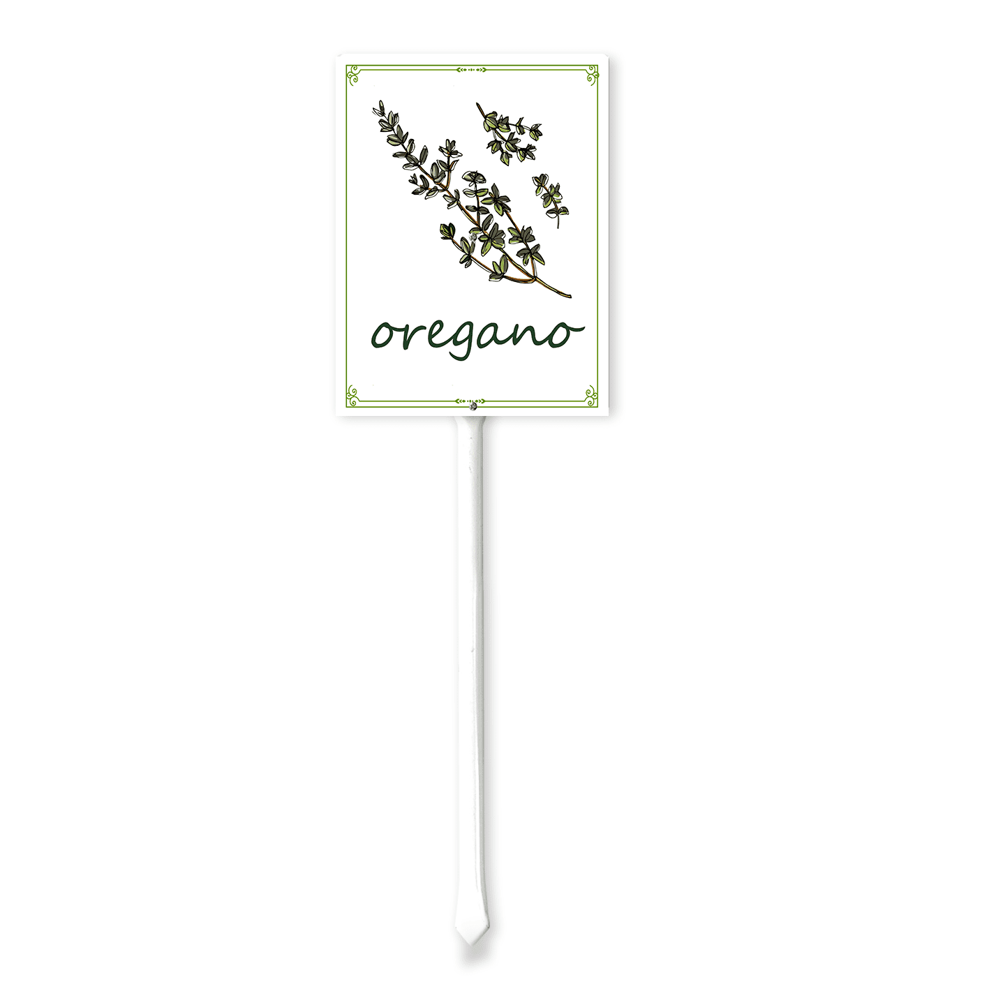 Kurmntregon Oregano Sign With Stake Vegetable Garden Sign For Yard ...