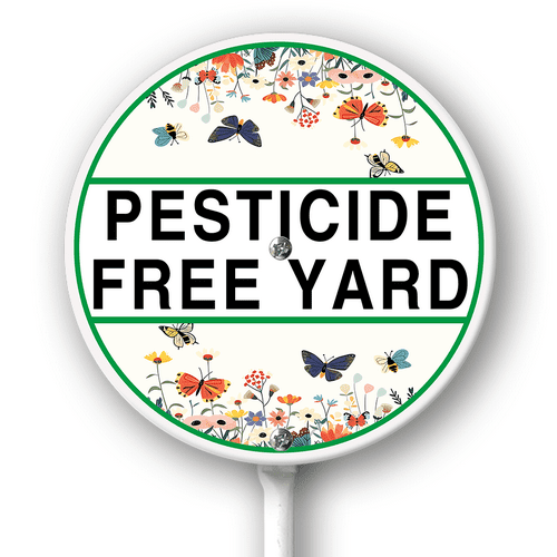 Kurmntregon Pesticide Free Yard Sign With Stake Pesticide Free Yard ...