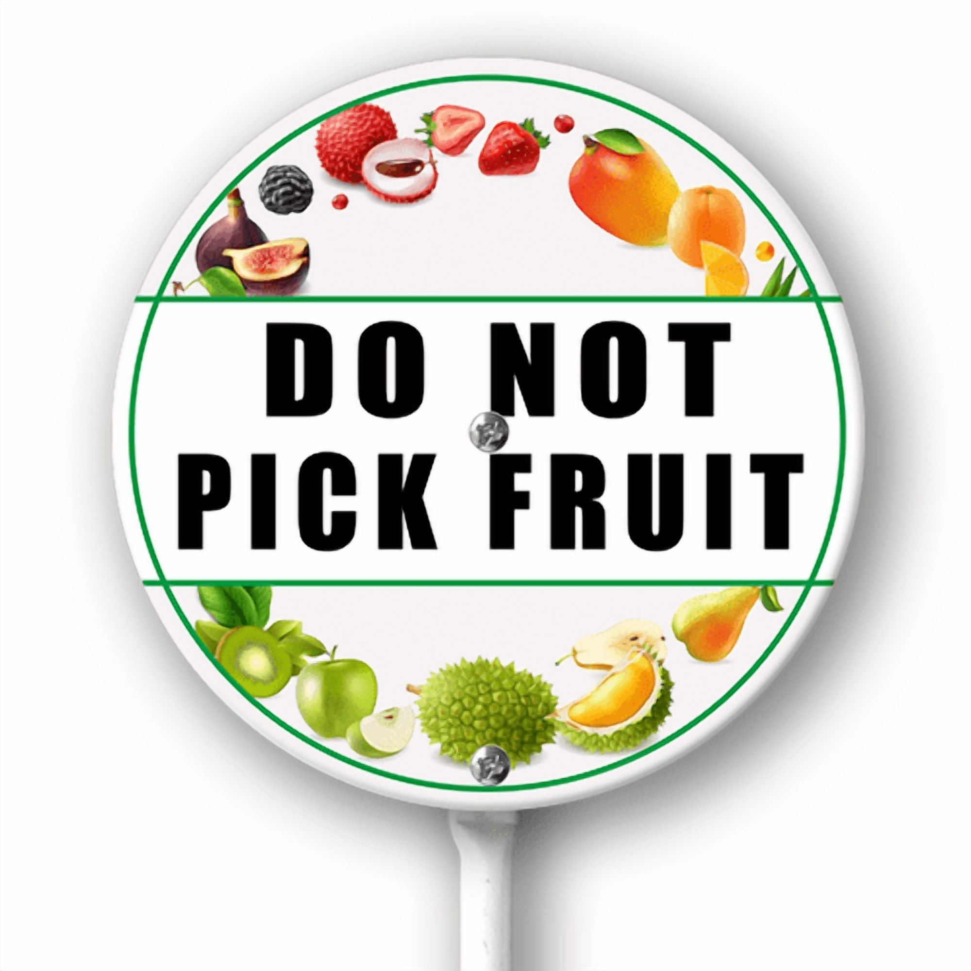 Kurmntregon Do Not Pick Fruit Sign With Stake Do Not Pick Fruit Yard ...
