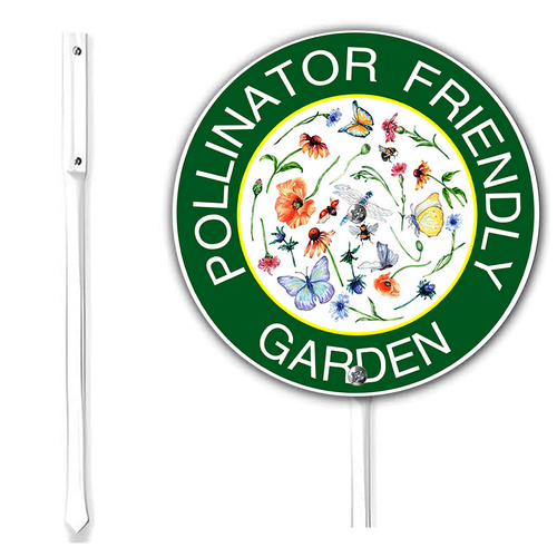 Kurmntregon Pollinator Friendly Garden Garden Sign With Stake ...