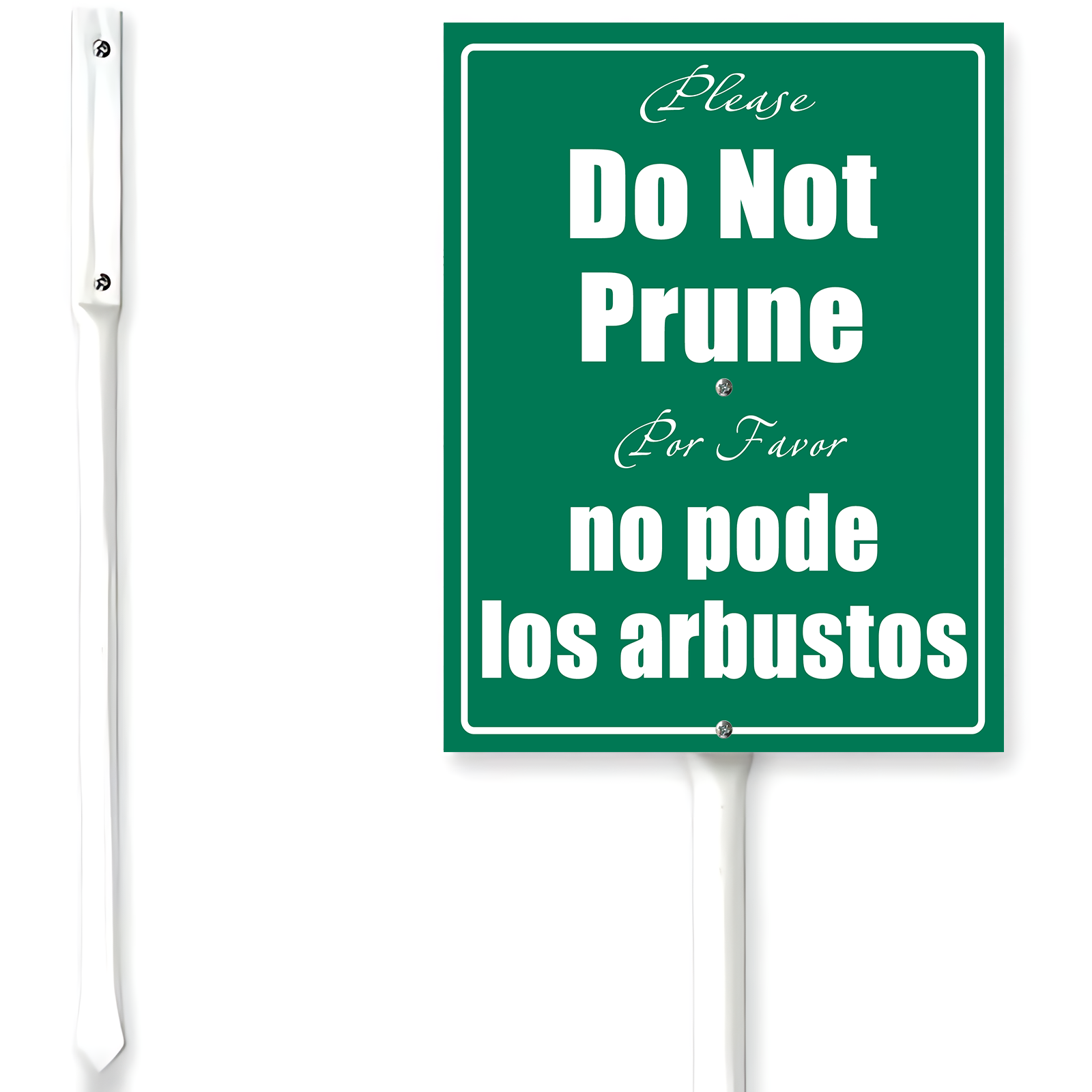Kurmntregon Do Not Prune Sign With Stake Do Not Prune Garden Sign 6x4 ...