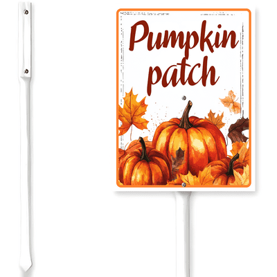 Kurmntregon Pumpkin Patch Yard Sign With Stake Pumpkin Farm Backyard ...