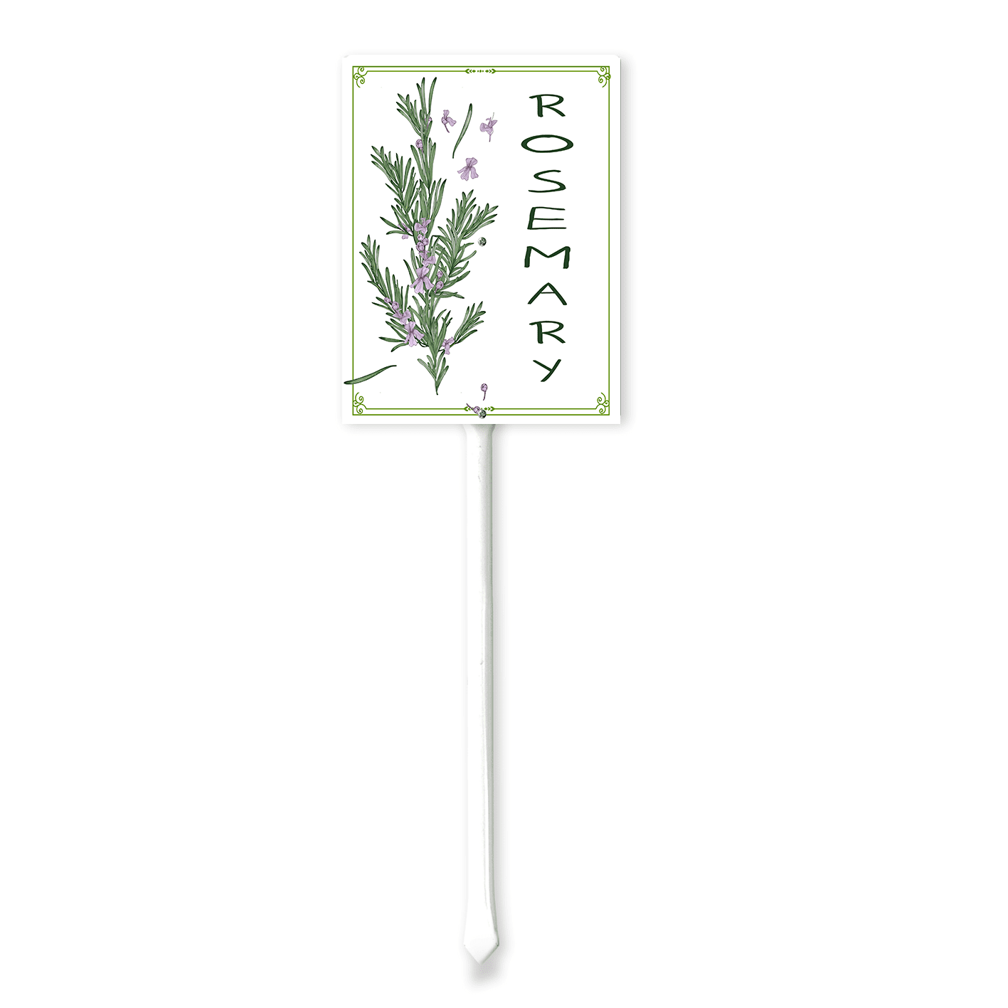 Kurmntregon Rosemary Sign With Stake Vegetable Garden Sign For Yard ...