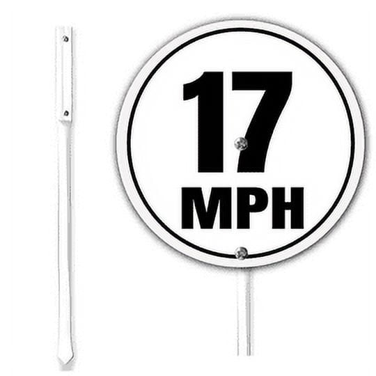 Kurmntregon Speed Limit 17 Mph Yard Sign With Stake Slow Down Driveway ...