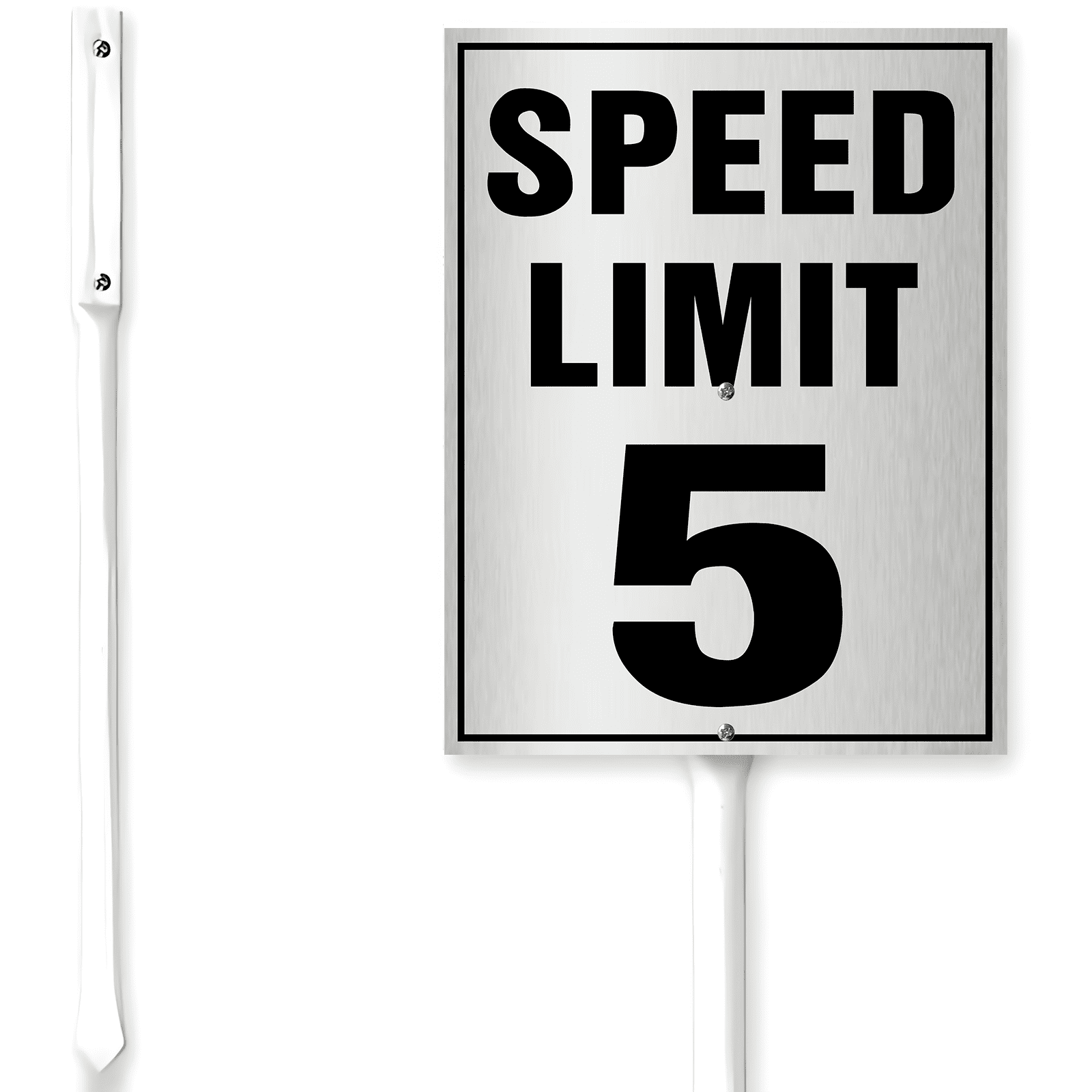 Kurmntregon Speed Limit Sign With Stake Speed Limit Signs 5 Mph 320 ...