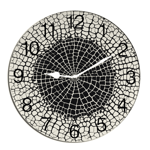 Kurmntregon Spider Web Wall Clock Halloween Scary Bat Ghost Witch ...