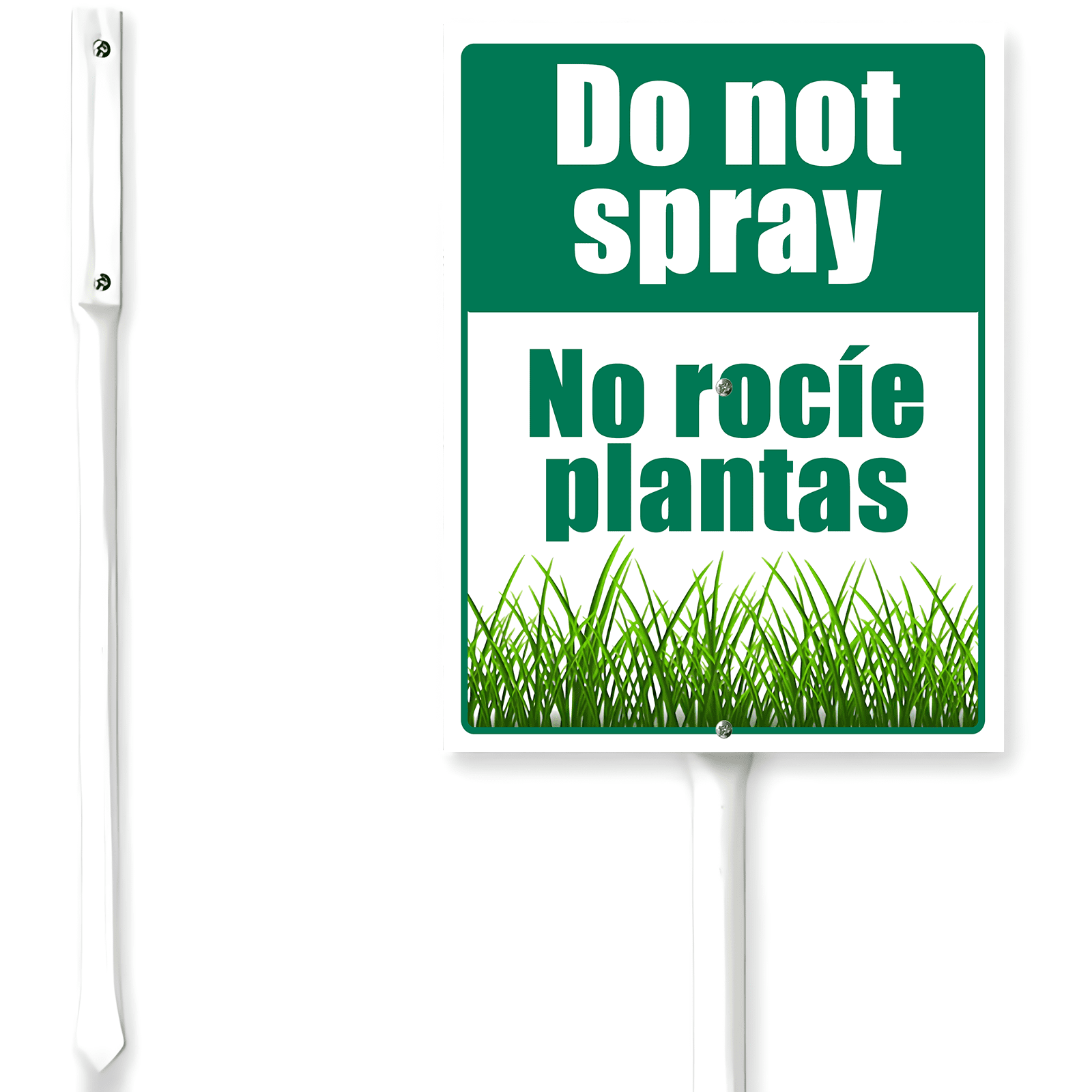 Kurmntregon Do Not Spray Sign With Stake No Spraying Garden Yard Sign ...