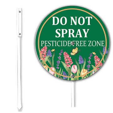 Kurmntregon Do Not Spray Yard Sign With Stake Pesticide Free Zone ...