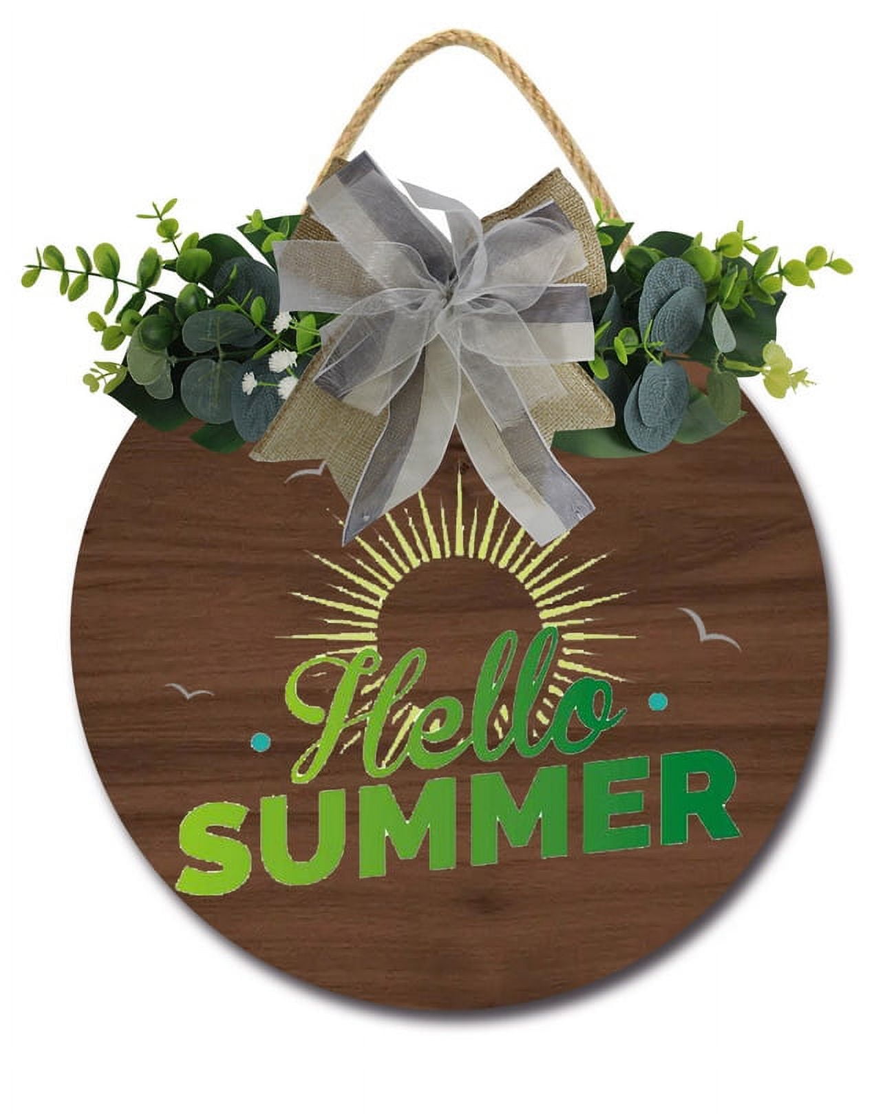 Kurmntregon Summer Sign Decor Design 30 Summer Welcome Sign Hanging ...