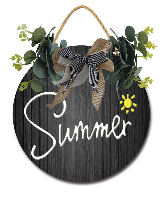 Kurmntregon Summer Signs For Home Decor Style 120 Beach Hanging Door ...