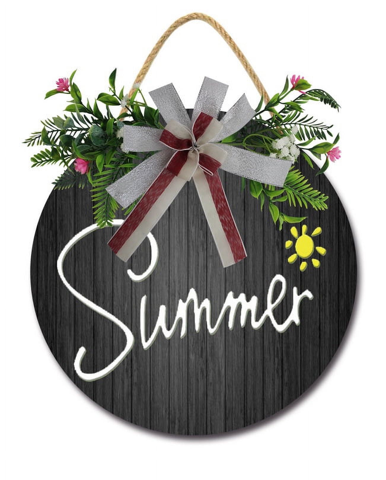 Kurmntregon Summer Signs For Outside Style 121 Summer Front Door ...