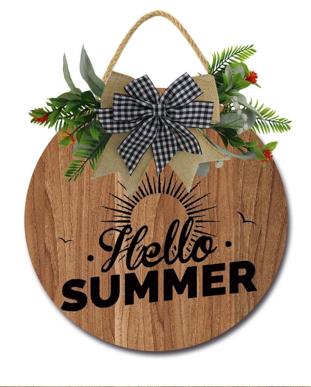 Kurmntregon Summer Signs For Outside Style 88 Summer Signs For Wreaths ...