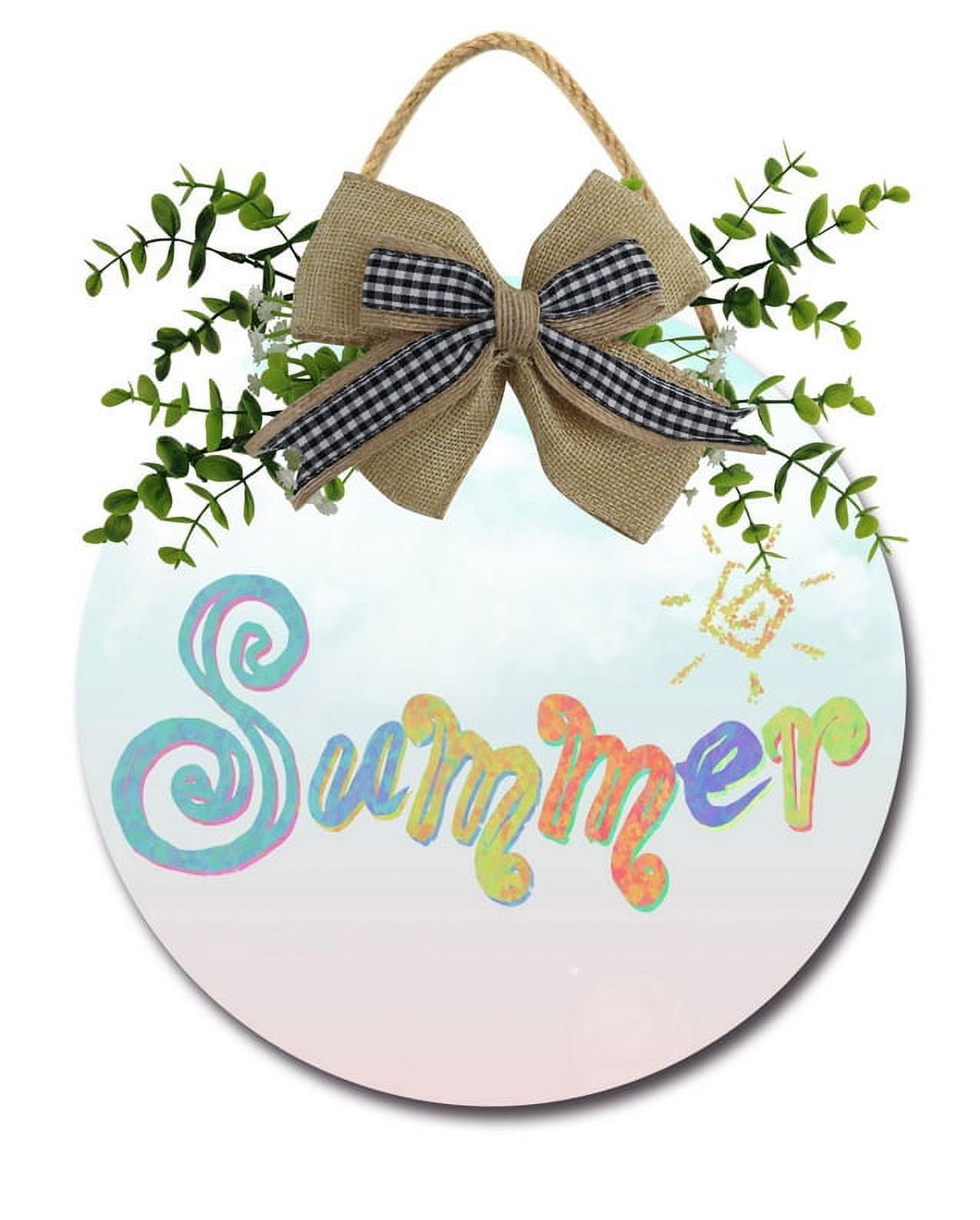 Kurmntregon Summer Signs Outdoor Model 37 Summer Ice Lolly Sign Wooden ...