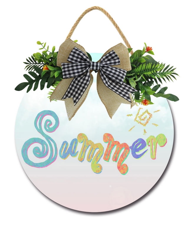 Kurmntregon Summer Signs Outdoor Model 40 Summer Welcome Sign Hanging ...
