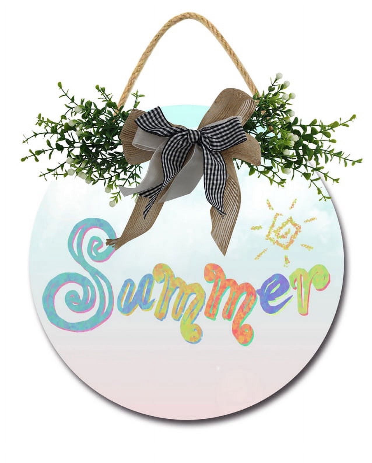 Kurmntregon Summer Signs Outdoor Model 78 Summer Welcome Door Hanger ...