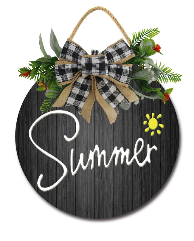 Kurmntregon Summer Signs Outdoor Style 45 Summer Welcome Sign Hanging ...