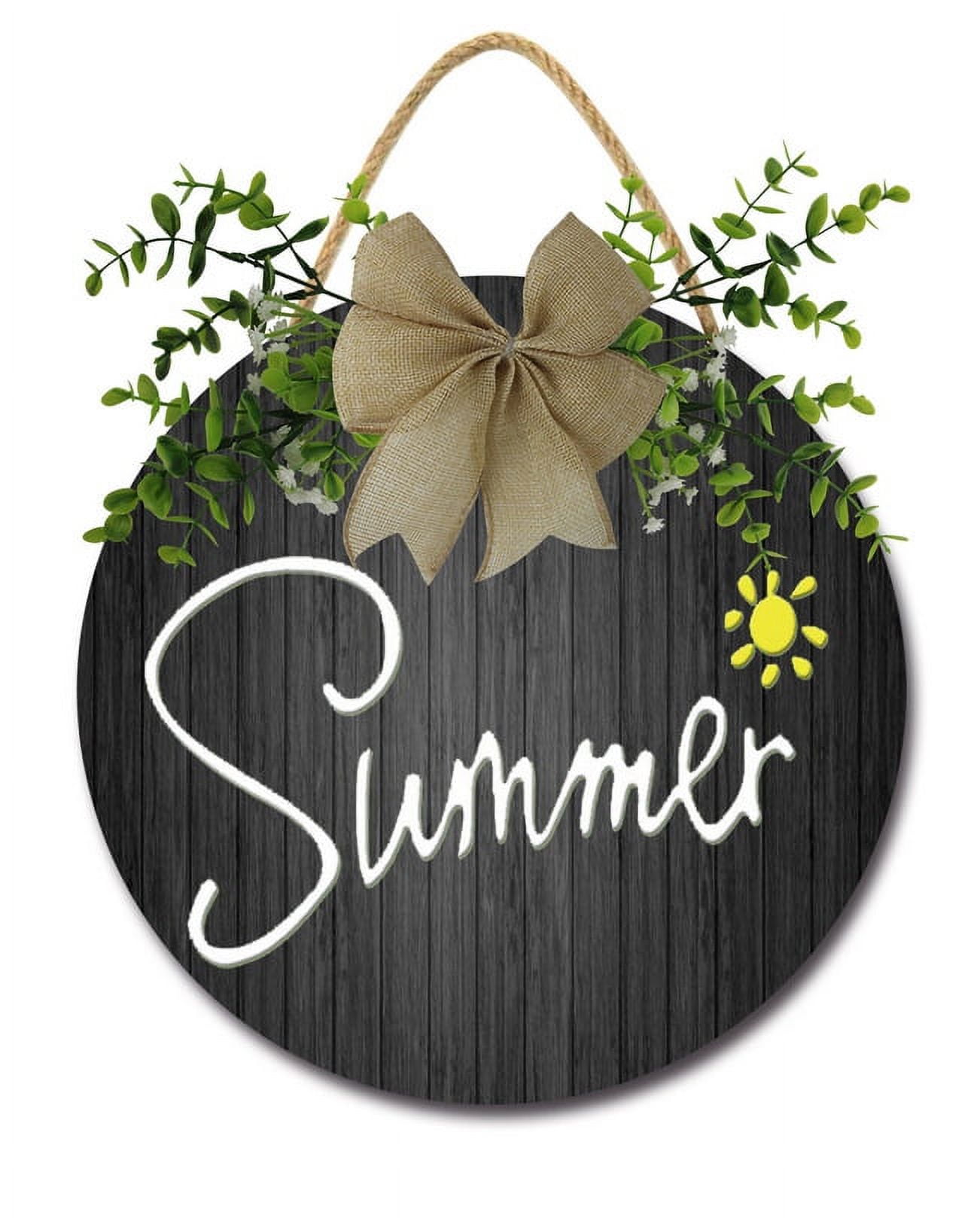 Kurmntregon Summer Signs Outdoor Style 68 Summer Welcome Sign Hanging ...
