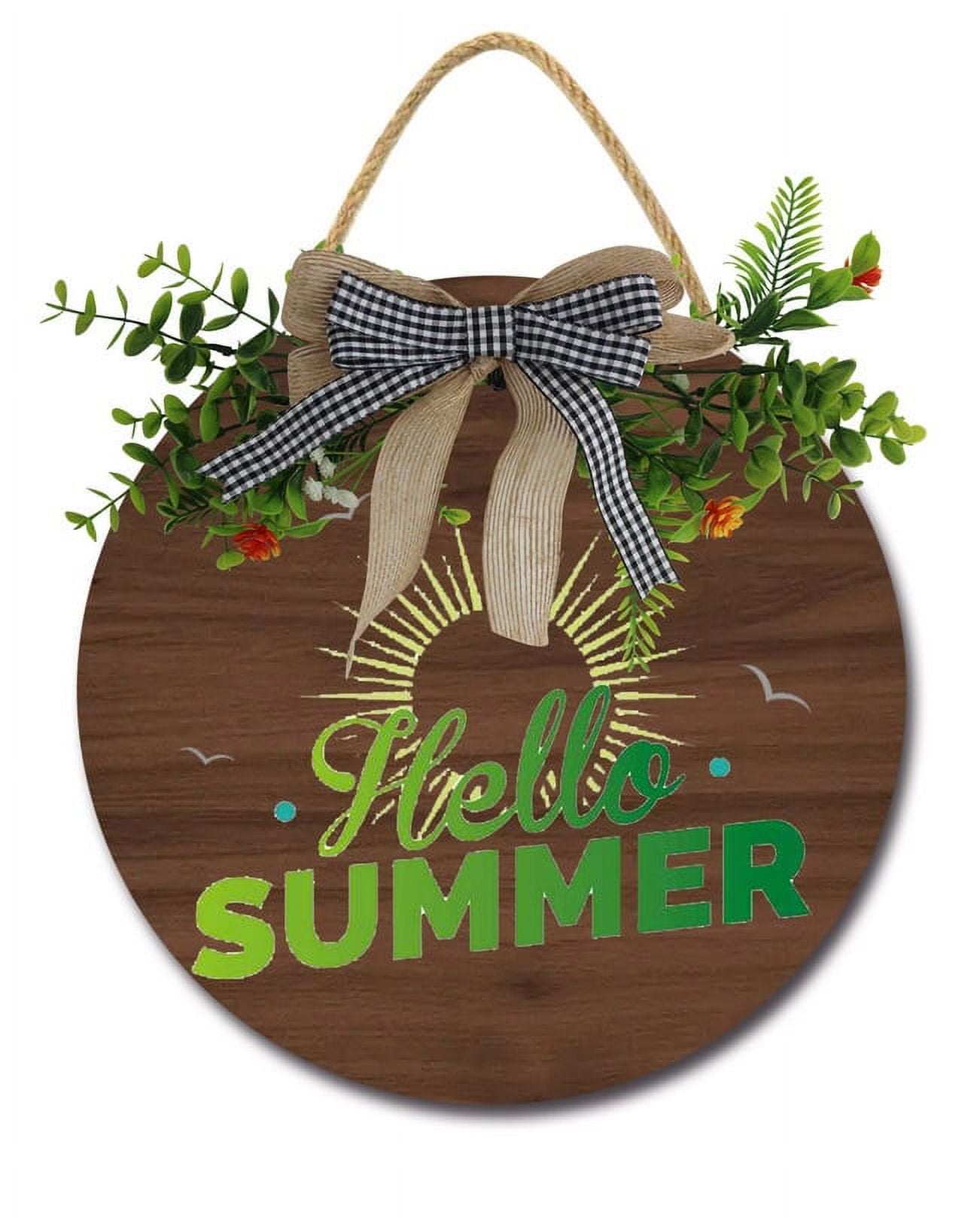 Kurmntregon Summer Wooden Sign Design 94 Summer Home Decorations With ...