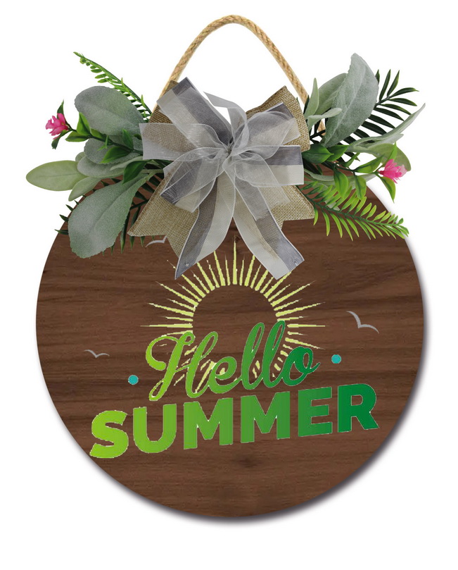 Kurmntregon Summer Wreaths For Front Door Design 73 Welcome Wood ...