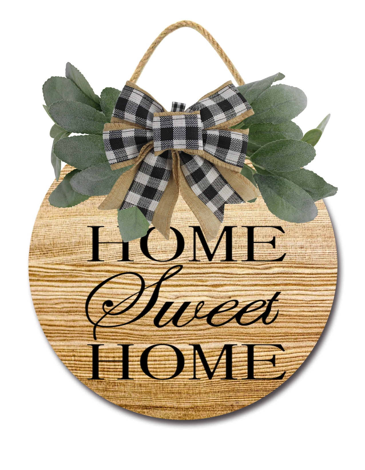 Kurmntregon Sweet Home Welcome Sign Model 217 Sign For Front Door ...
