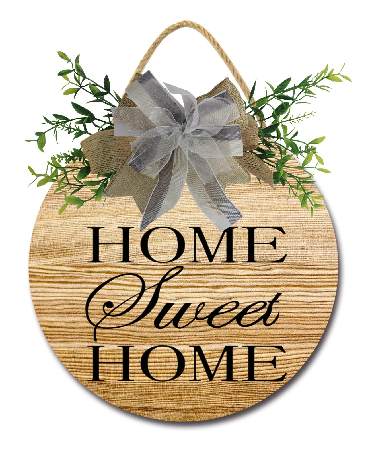 Kurmntregon Sweet Home Welcome Sign Model 554 Door Sign Front Door ...