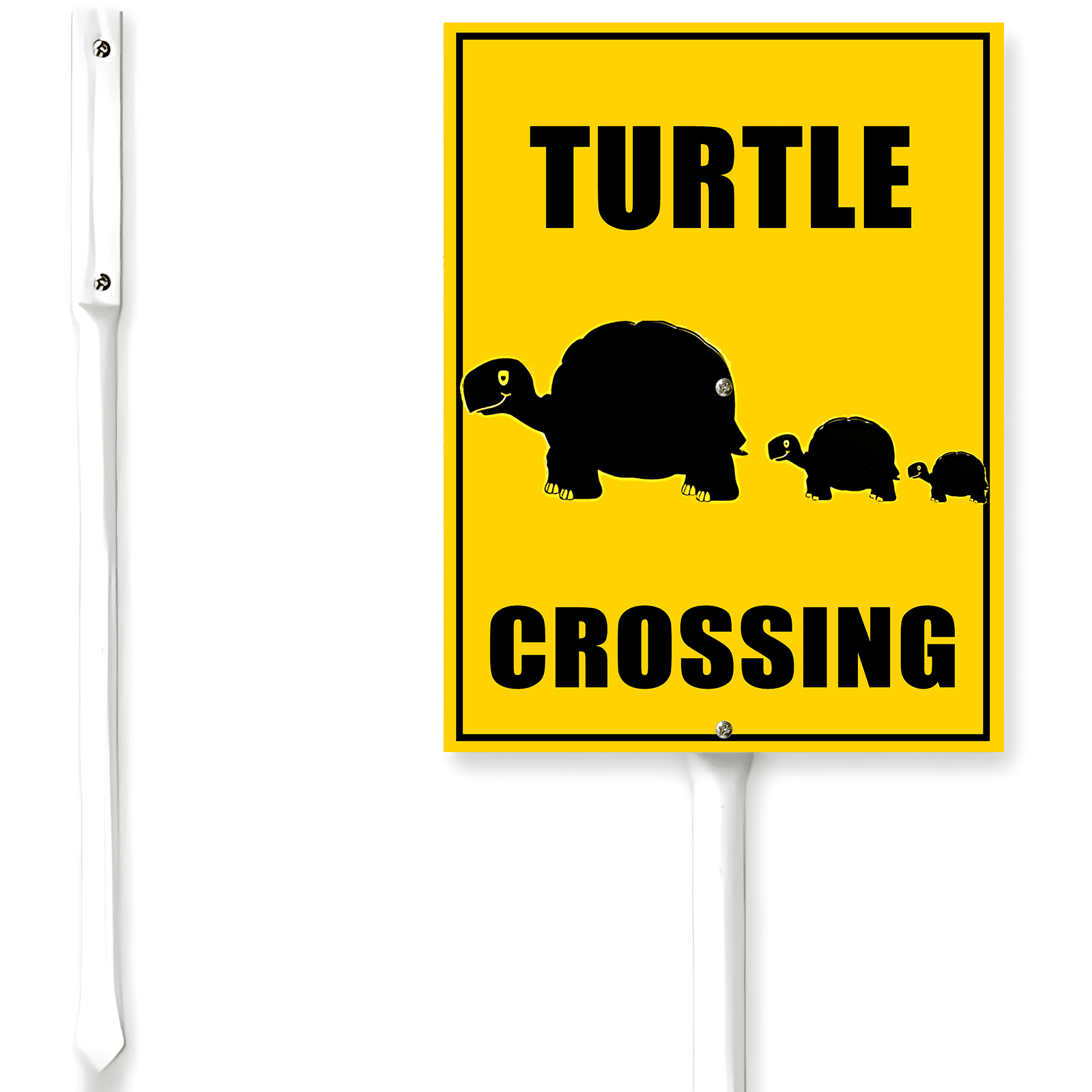 Kurmntregon Turtle Crossing Sign With Stake Slow Down Sign For ...
