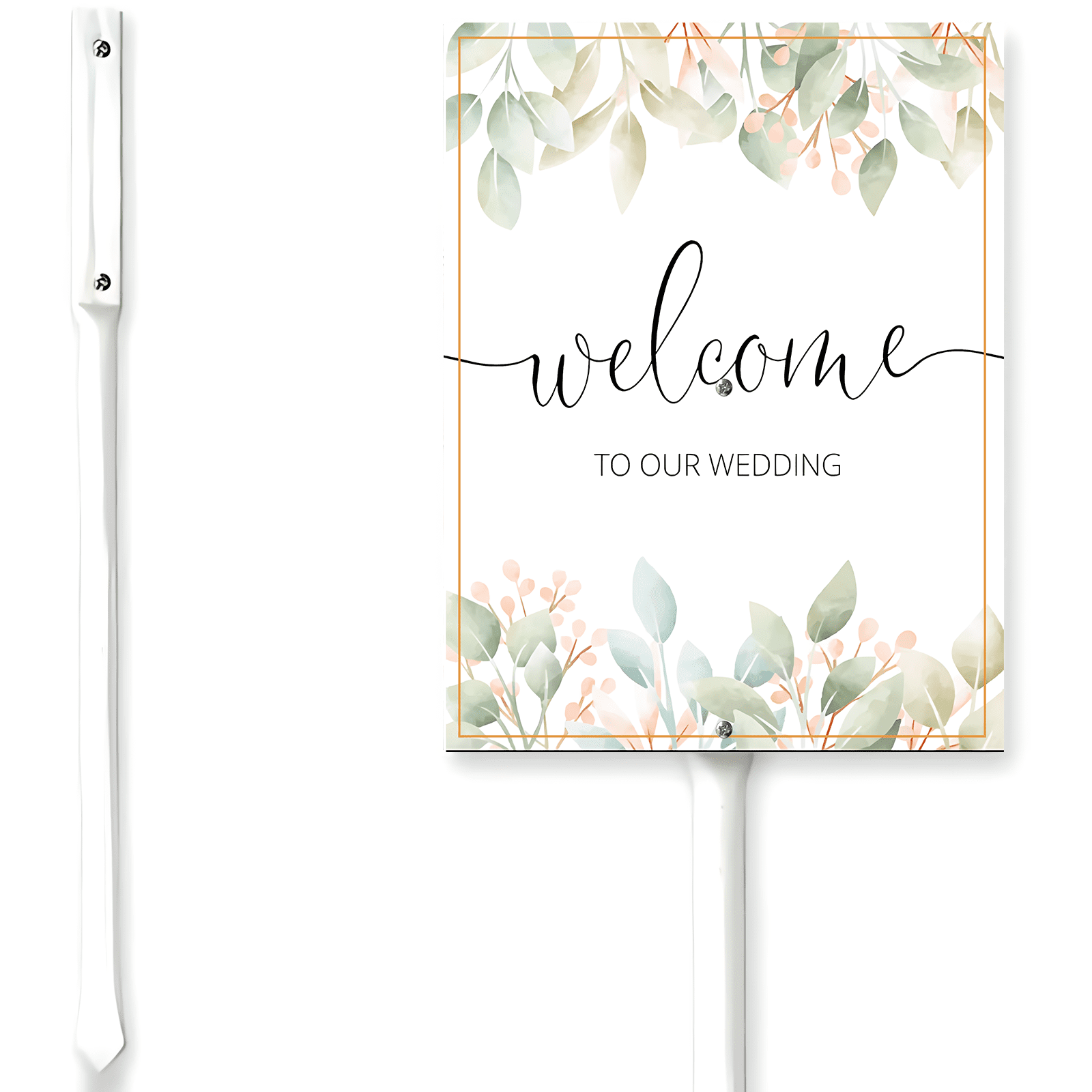 Kurmntregon Wedding Sign With Stake Wedding Yard Sign Welcome To Our ...