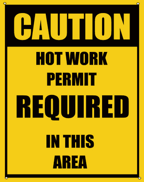 Kurmntregon Not Work Permit Required In This Area Aluminum Sign ...