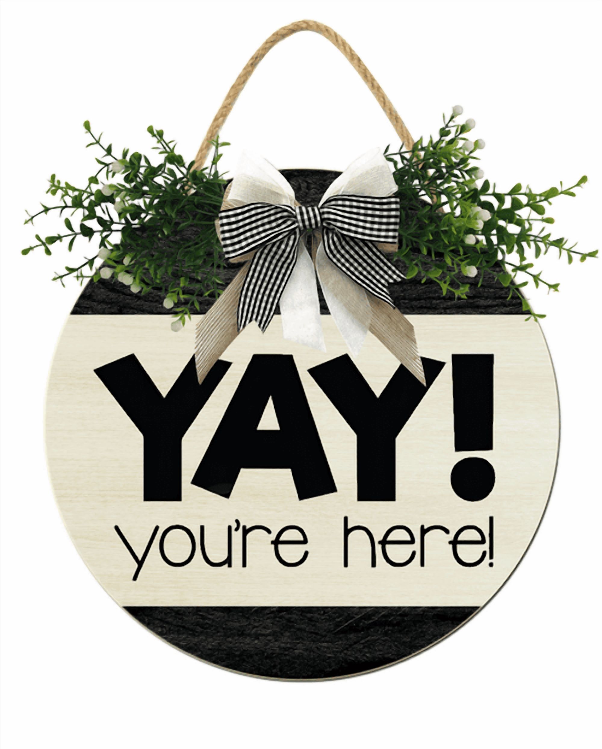 Kurmntregon Yay! You'Re Here Classroom Sign For Front Door Back To ...