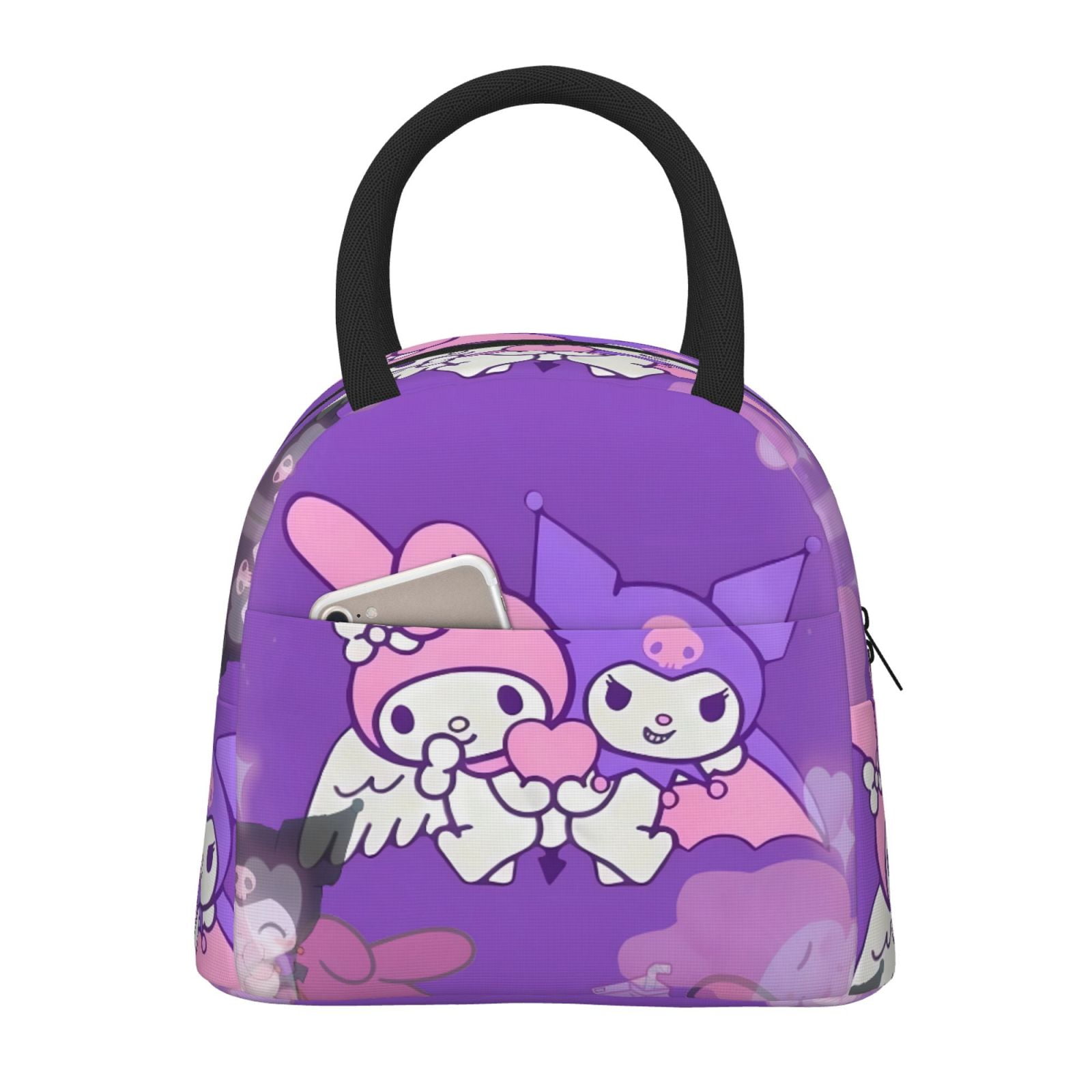 Kuro-Mi Lunch Box, Reusable Insulated Lunch Bag Warm Cool Miscellaneous Storage Bags For Office ...