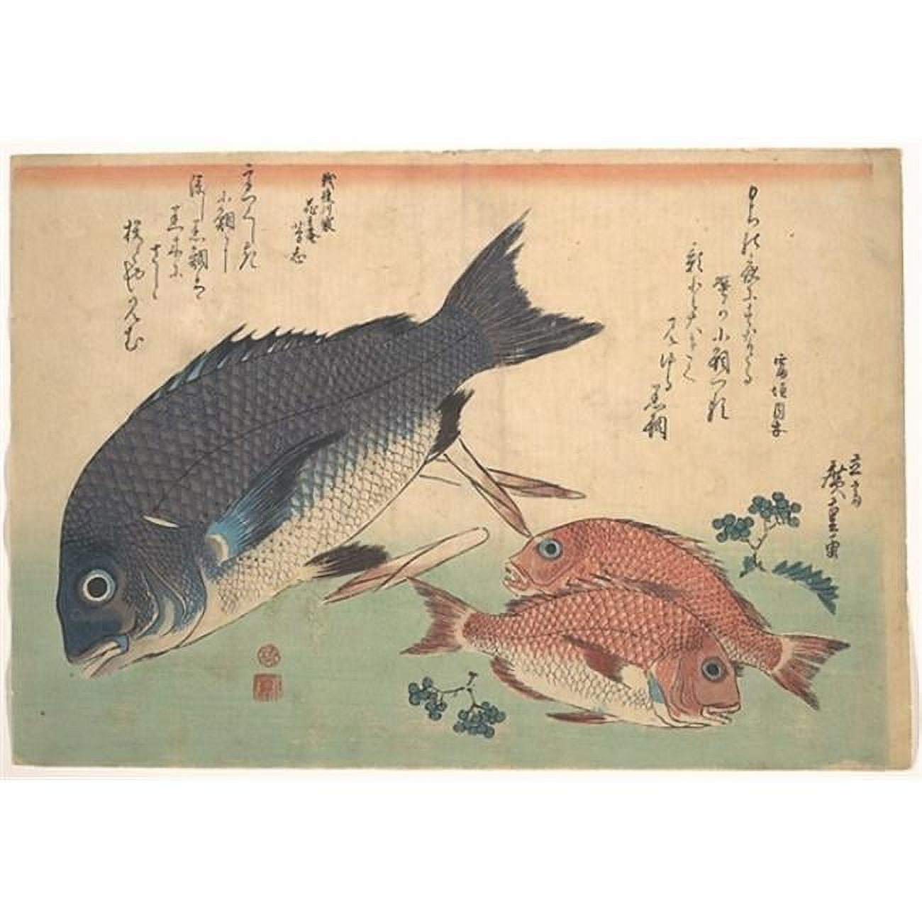 Kurodai & Kodai Fish with Bamboo Shoots & Berries From the Series ...