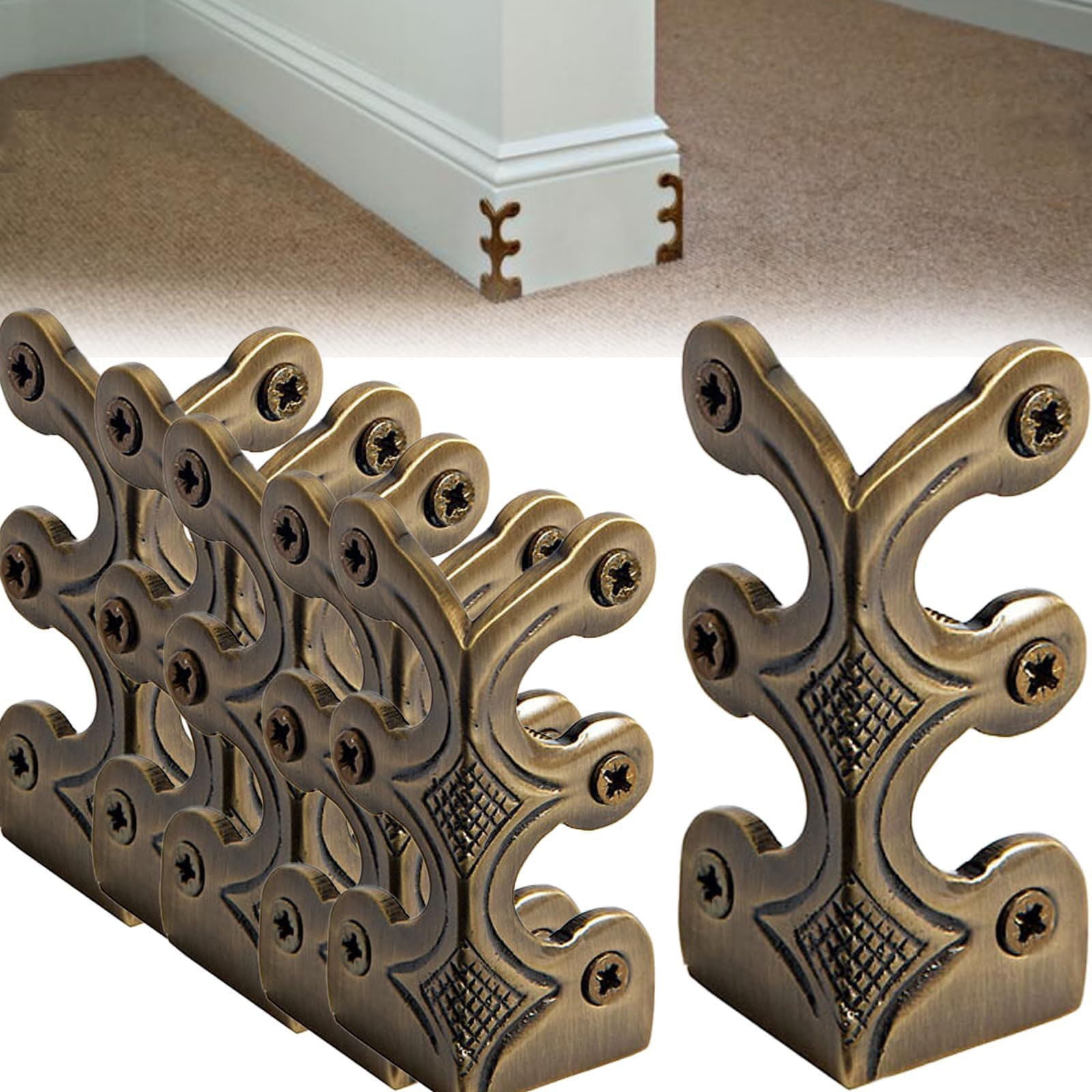 Kuroiy Brass Corner Protectors for Furniture | Vintage Metal Decorative ...