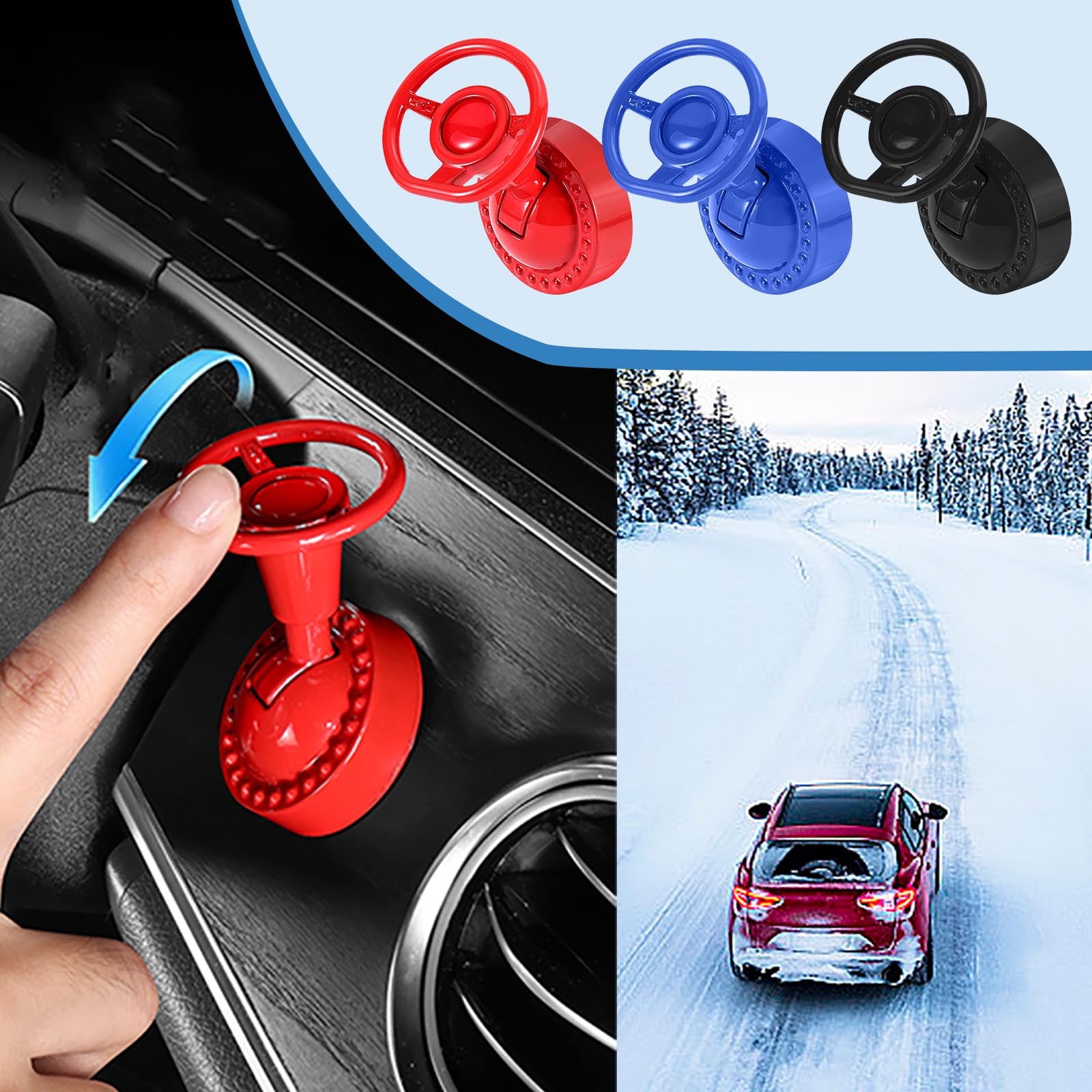 Kuroiy Car Start Button Lever Cover | Alloy Construction | Pull-Down ...
