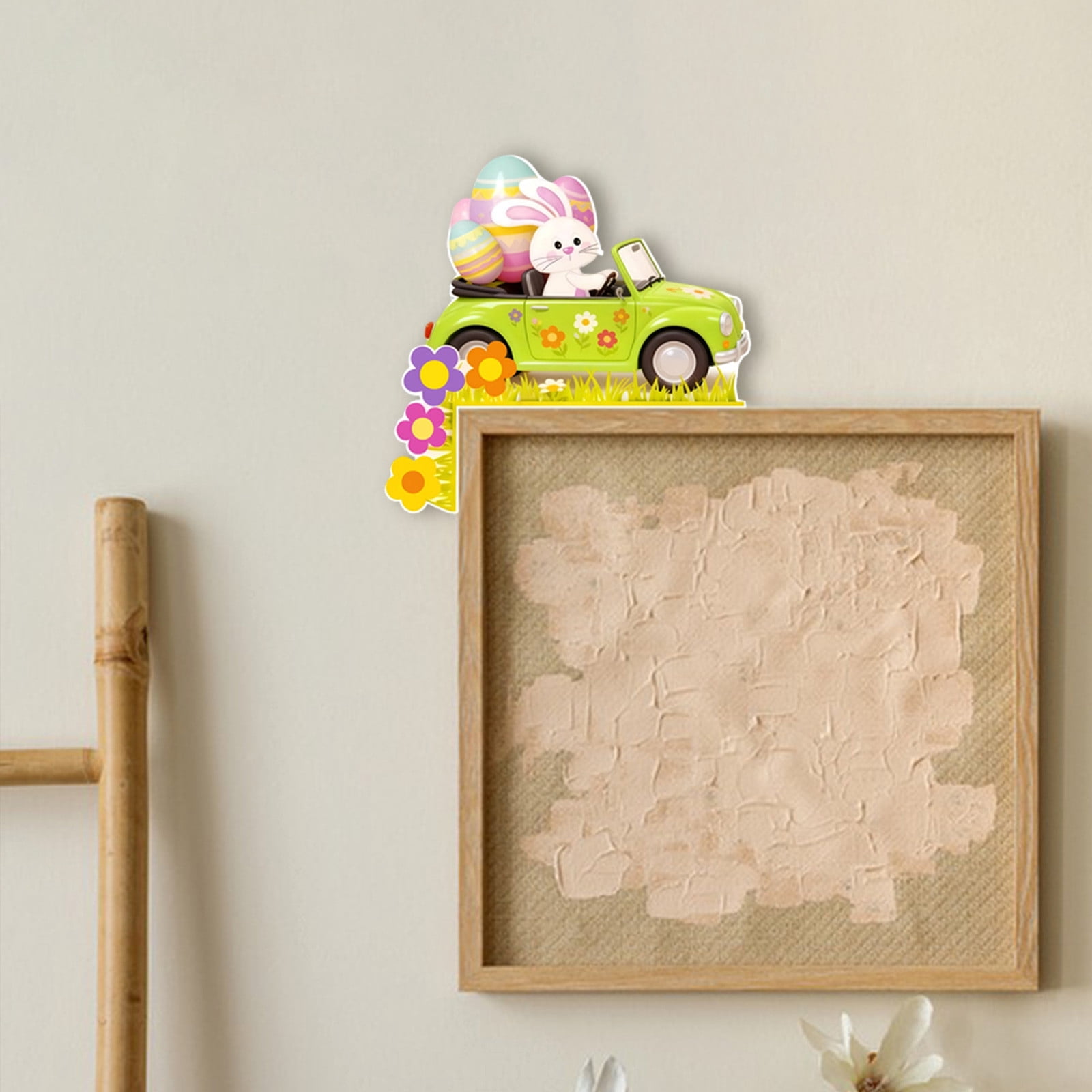 Kuroiy Easter Wooden Corner Door Frame Decoration | Personalized ...