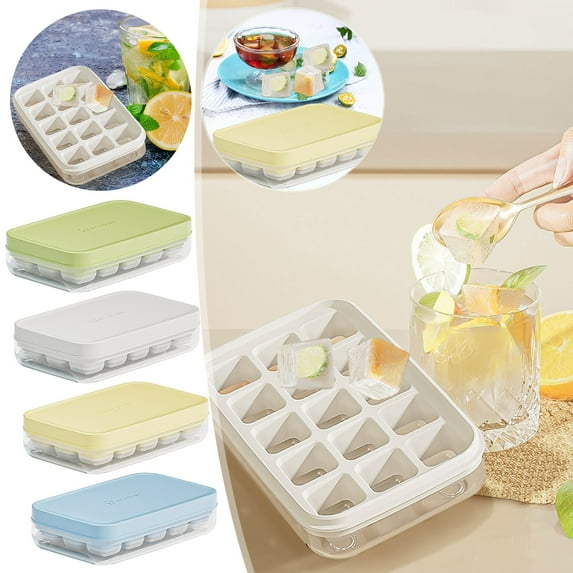 Kuroiy Ice Cube Tray Mold 6-Hole | Easy-Release Silicone Ice Maker Box ...