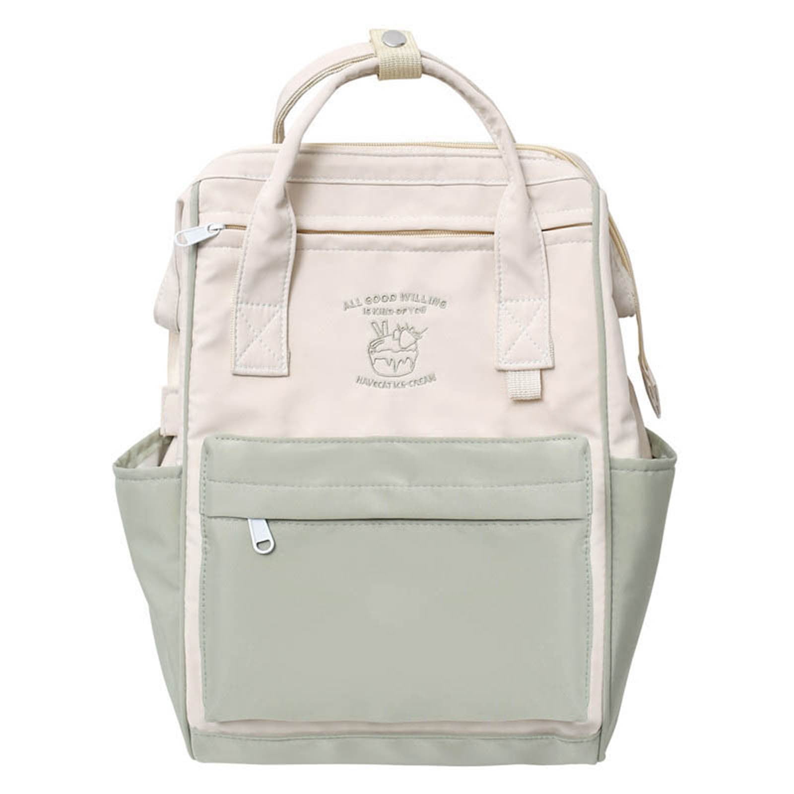 Kuroiy Large Capacity Backpack | Color Block Polyester | Splashproof 36 ...