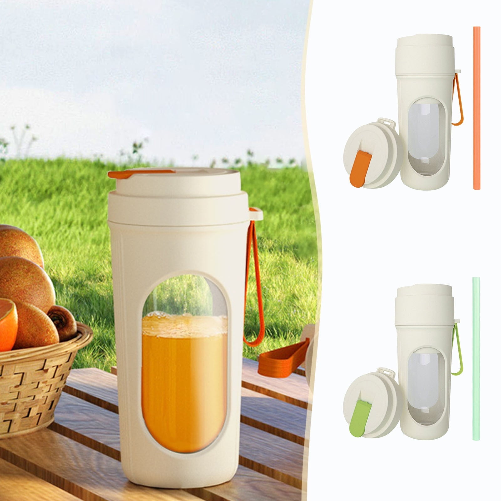 Kuroiy Portable Mini Blender | Rechargeable USB-C Juicer 4000mAh ...